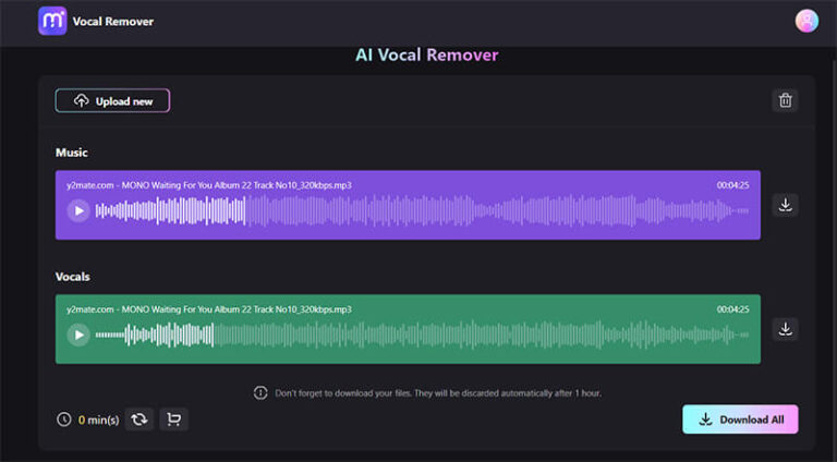 Website tách vocal online và tách beat online tốt nhất - VNVO Studio